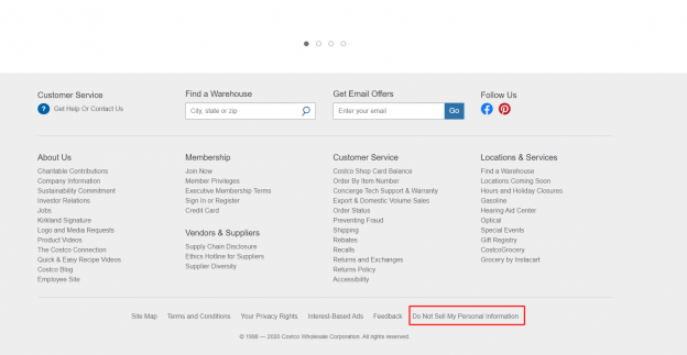 20 Examples of “Do Not Sell My Personal Information” Page | Plumrocket Blog