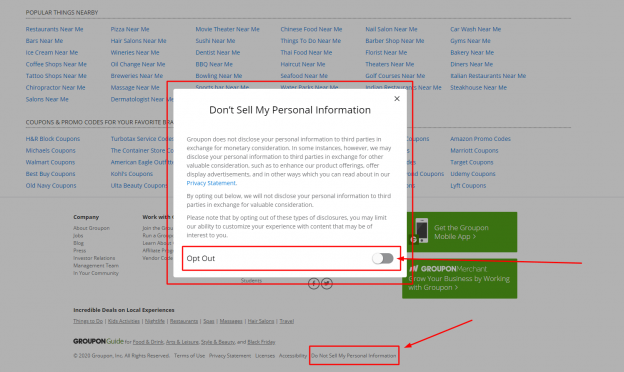 20 Examples of “Do Not Sell My Personal Information” Page | Plumrocket Blog