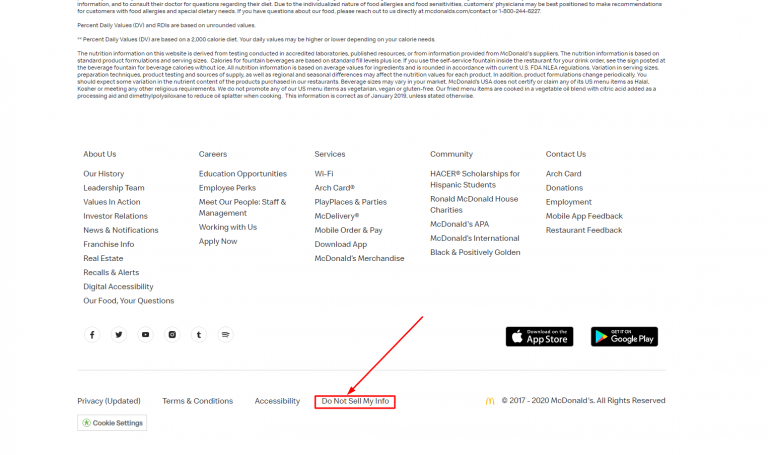 20 Examples of “Do Not Sell My Personal Information” Page | Plumrocket Blog