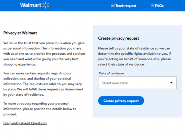 20 Examples of “Do Not Sell or Share My Personal Information” Page