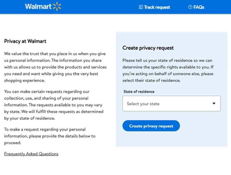 20 Examples of “Do Not Sell or Share My Personal Information” Page