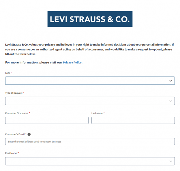 20 Examples of “Do Not Sell or Share My Personal Information” Page