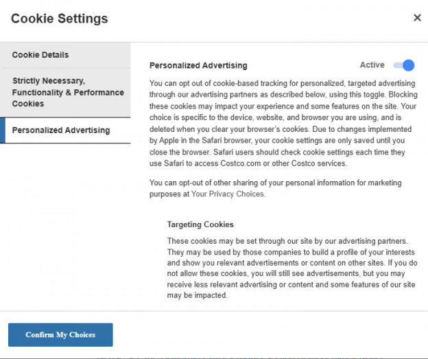 20 Examples of “Do Not Sell or Share My Personal Information” Page