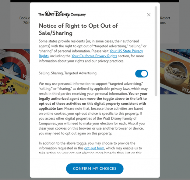 20 Examples of “Do Not Sell or Share My Personal Information” Page