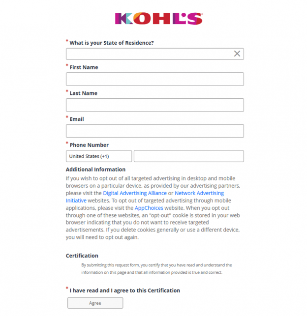 20 Examples of “Do Not Sell or Share My Personal Information” Page