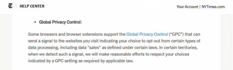 Global Privacy Control (GPC): Full Guide & Examples