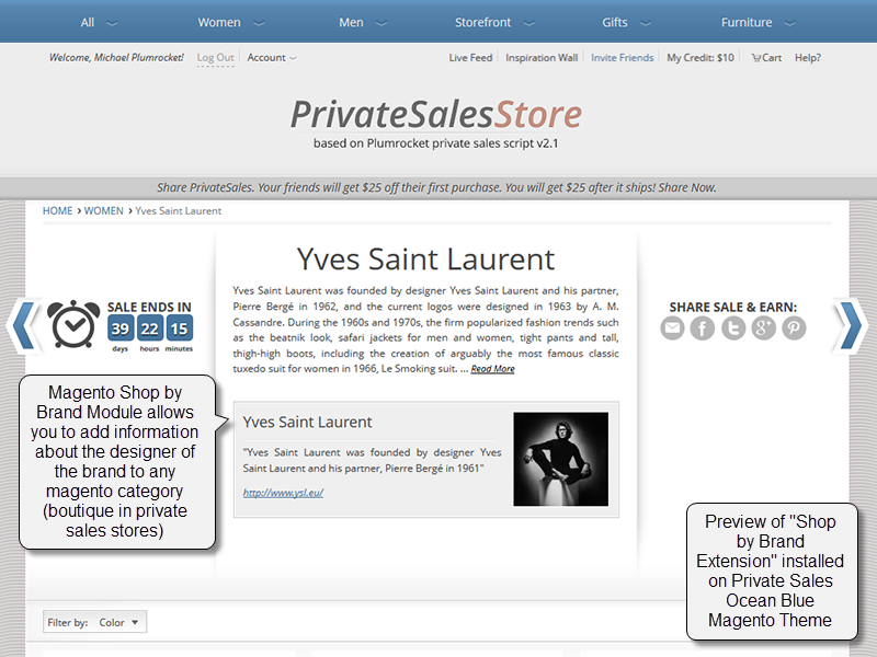 Magento Shop by Brand v1.x Overview - Plumrocket Documentation