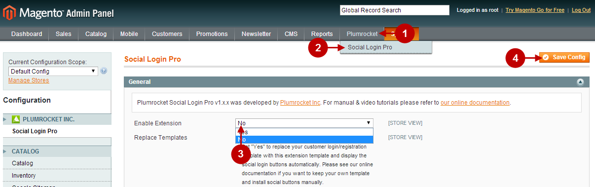 How to Uninstall Magento Social Login Pro Extension v1.x Magento Social Login Pro v1.x ...