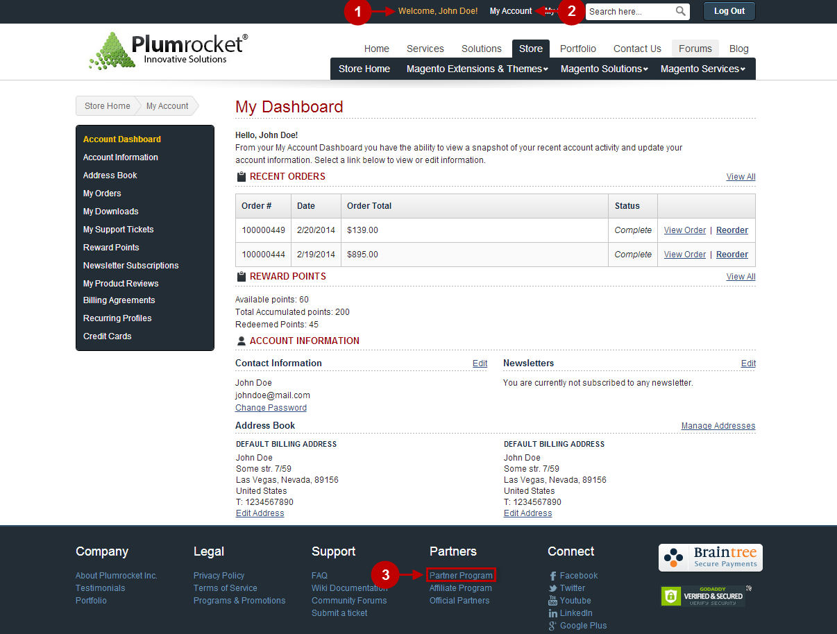 Applying for Plumrocket Partner Program - Plumrocket Documentation
