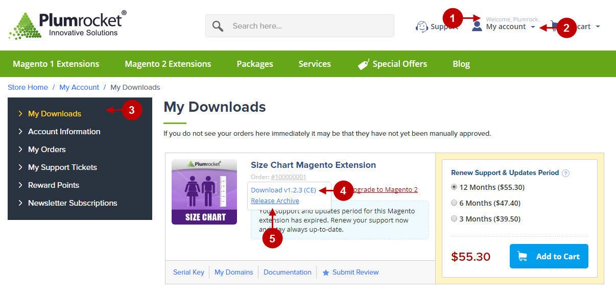 How to Update Magento Size Chart Extension v1.x Magento Size Chart v1.x Updating - Plumrocket ...