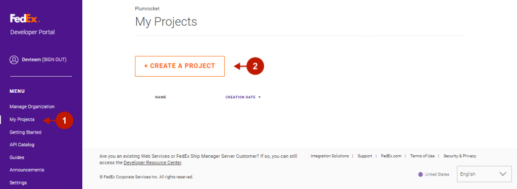 How to request FedEx API credentials - Plumrocket Documentation