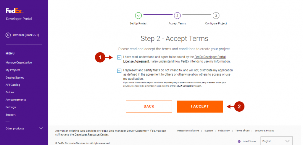 How to request FedEx API credentials - Plumrocket Documentation