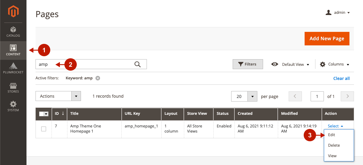How To Configure Magento 2 Amp Homepage Plumrocket Documentation