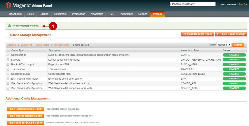 How to Enable Magento Cache - Magento Tutorials for Beginners & Professionals